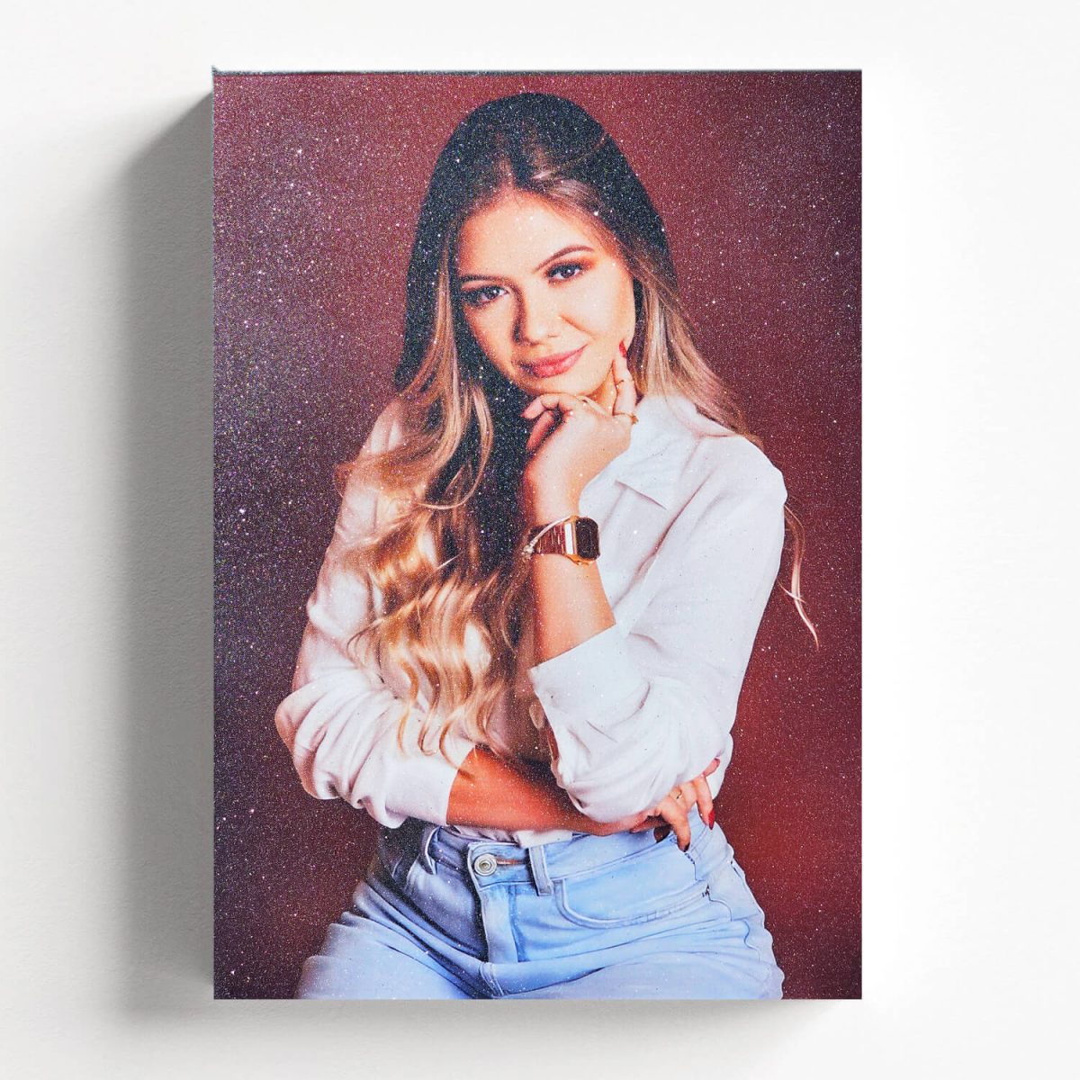 Tablou personalizat cu praf de stele | Portrete color