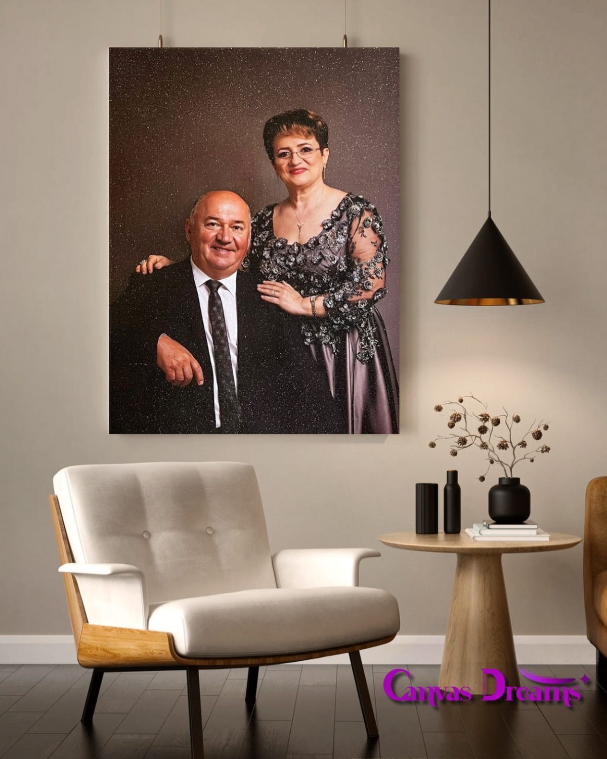 Tablou personalizat cu praf de stele | Portrete color
